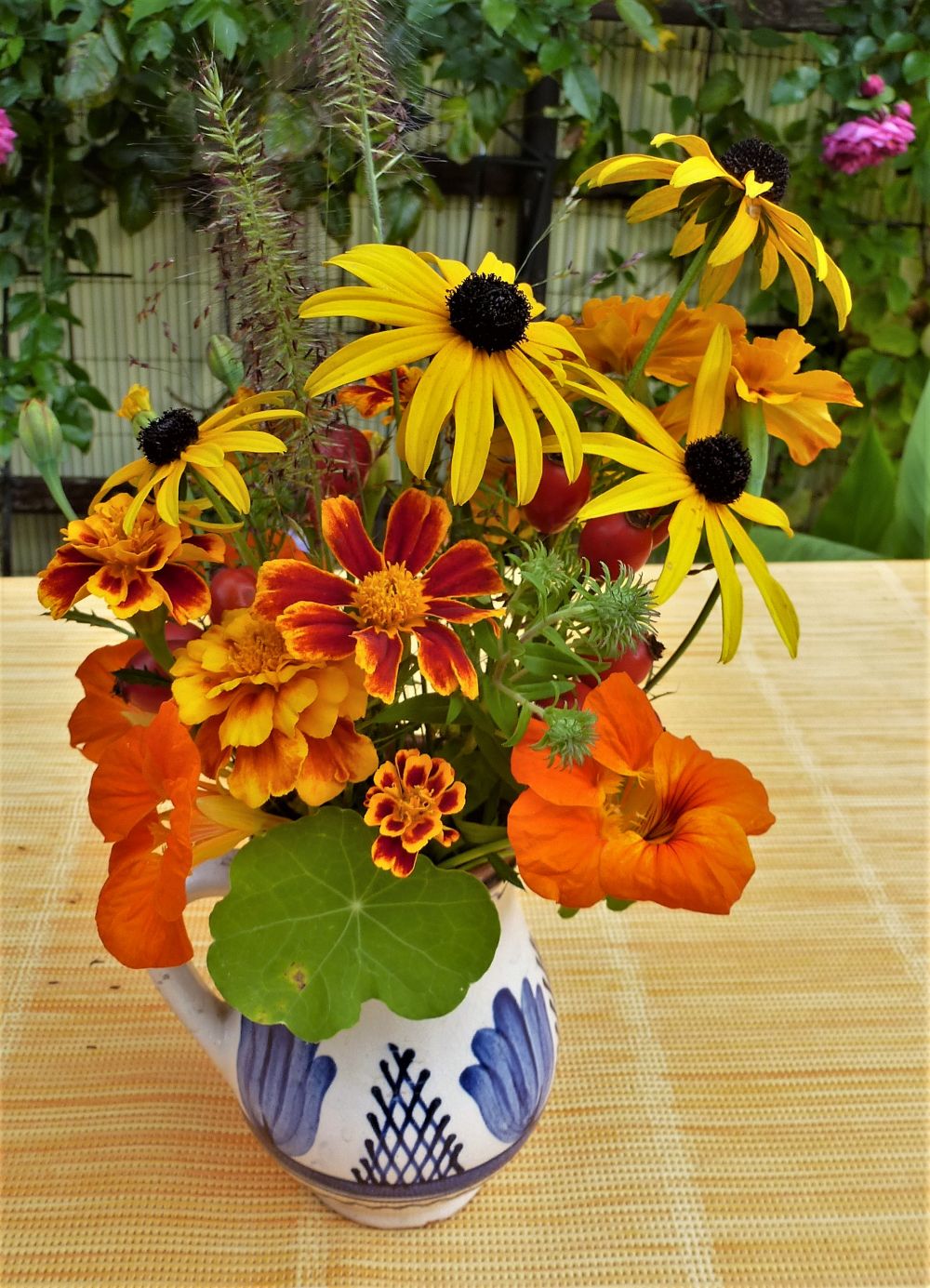 Blumenstrauß des Monats September