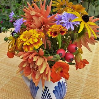 Blumenstrauß des Monats September